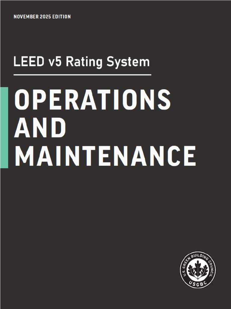 LEED v5 O+M Rating System_November 2025_tracked | PDF | Green Building ...