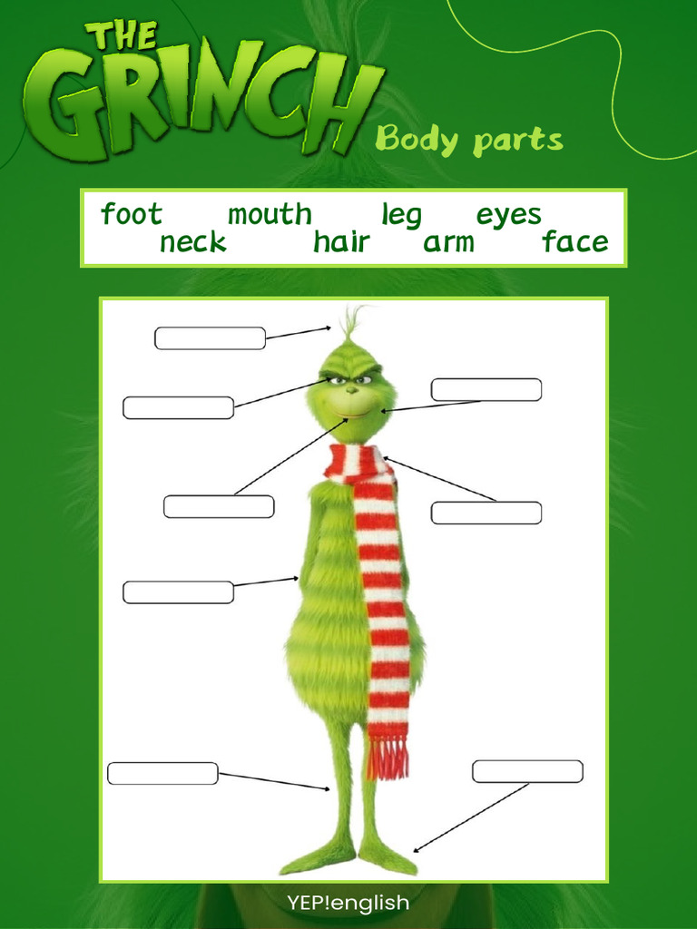 Grinch Body Parts | PDF