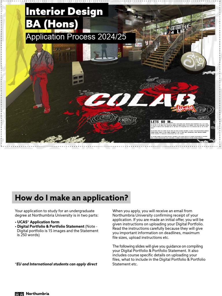 Interior Design Application Guidelines 2024_25 | PDF