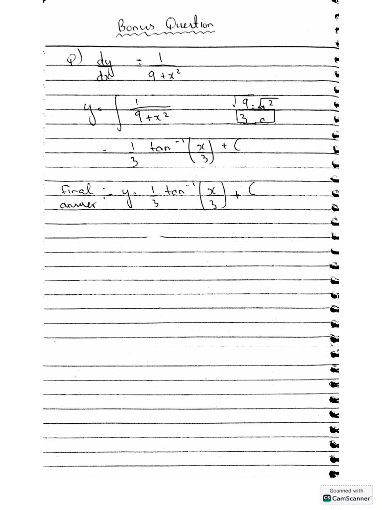 Bonus Question (1) | PDF