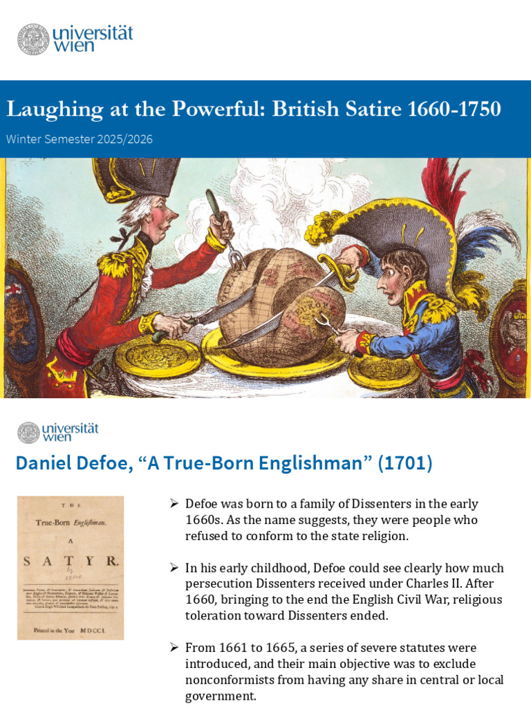 VO Satire Slides Week Ten | PDF | Satire