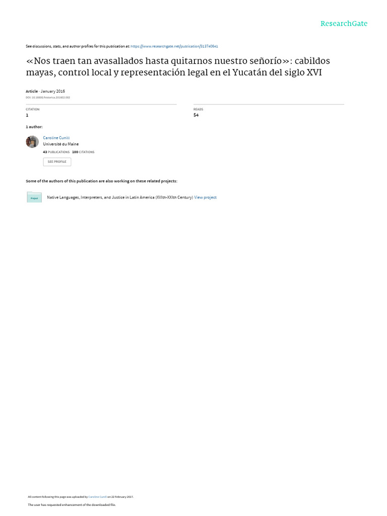 Cunill Nos Traen Tan Avasallados Hasta Quitarnos Nuestro | PDF | España ...