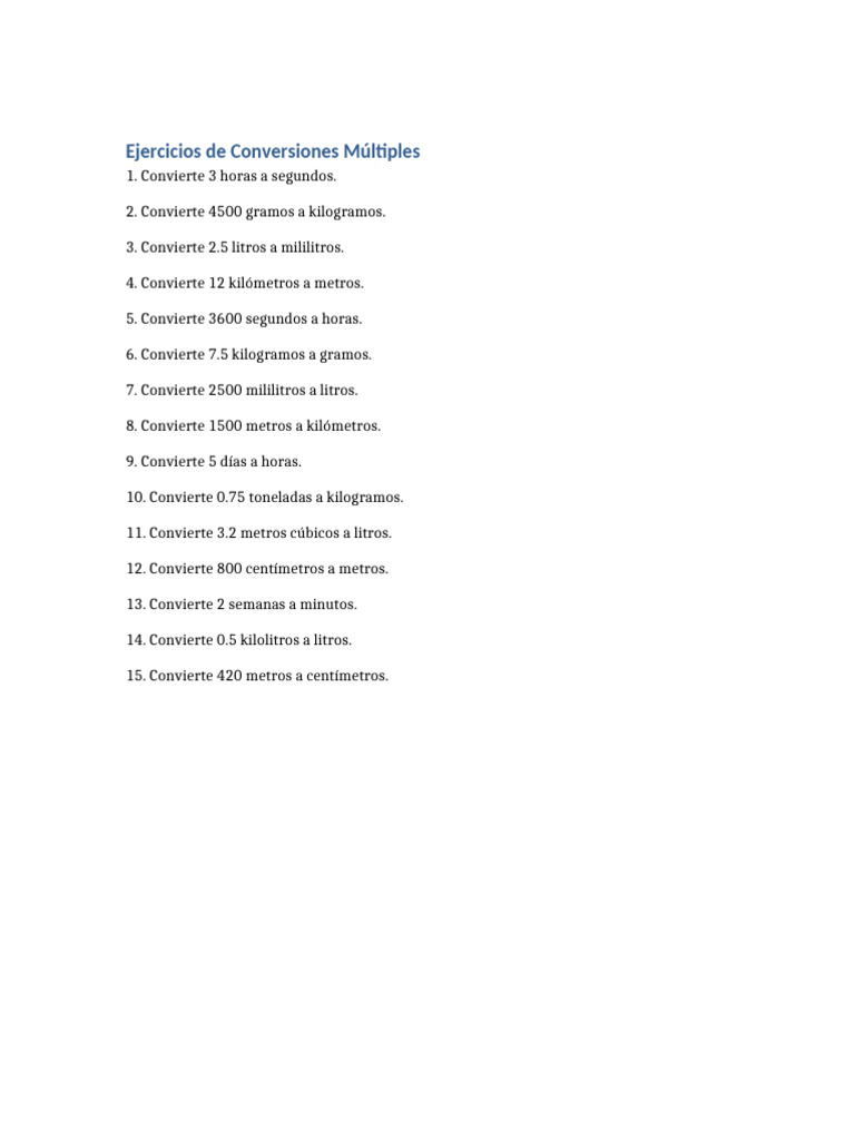 ejercicios_conversiones_1 | PDF