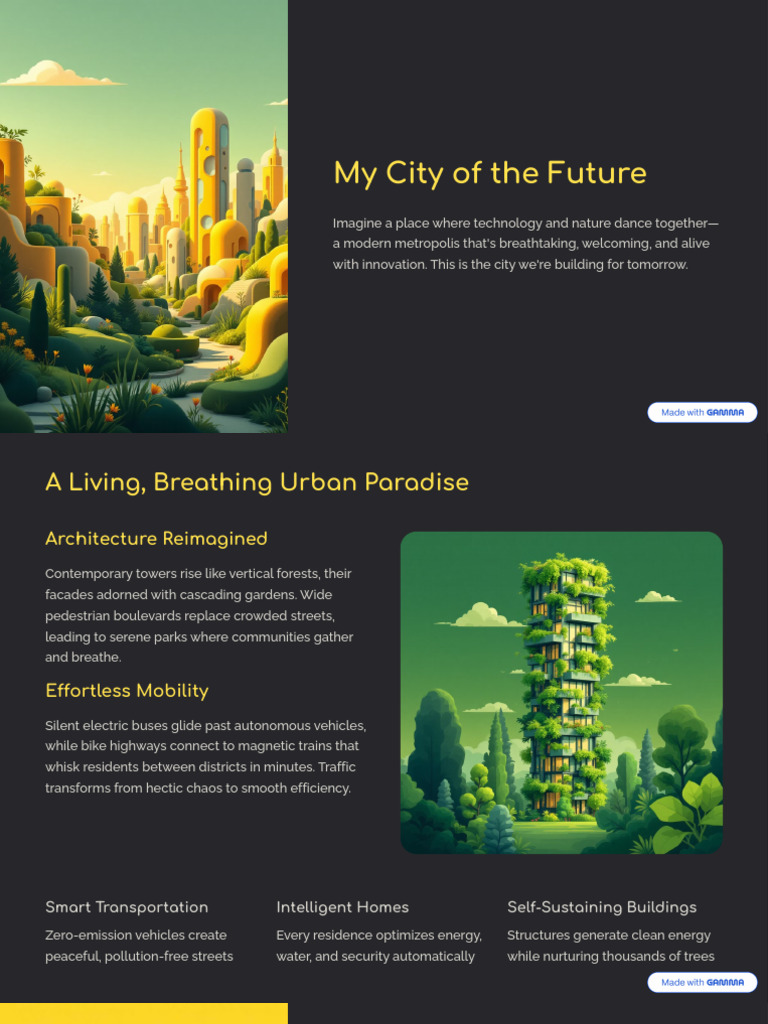 My City of the Future | PDF