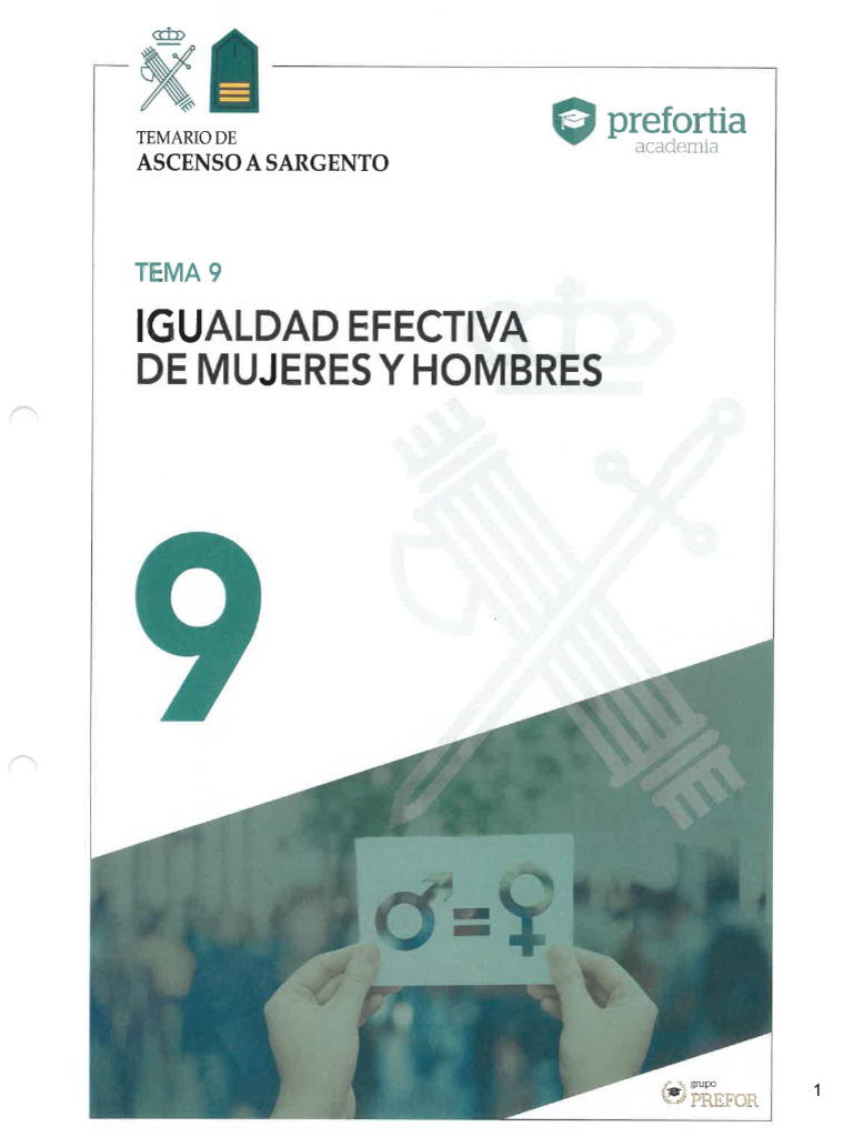Tema 9 Igualdad Efectiva de Mujeres y Hombres | PDF