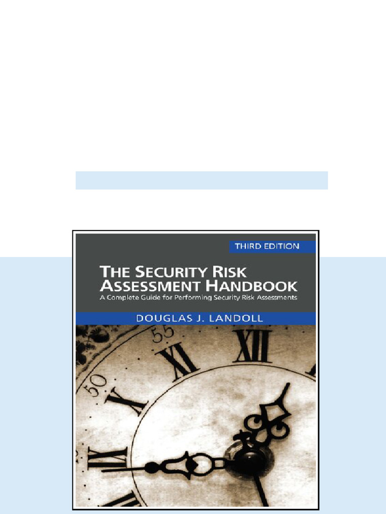 (Ebook) The Security Risk Assessment Handbook: A Complete Guide for ...
