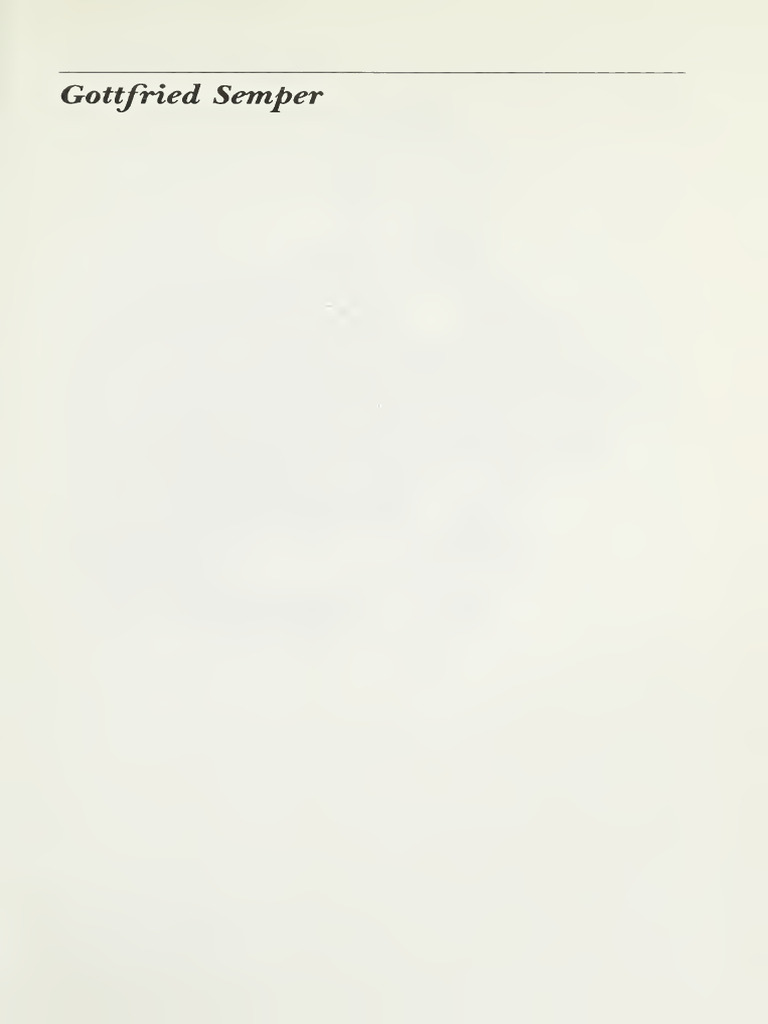 HERMANN, Wolfgang Gottfried Semper in Search of Architecture | PDF ...