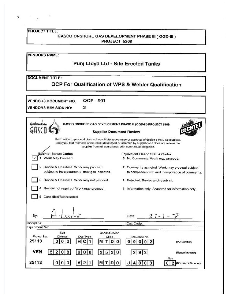 Qdoc.tips Procedure for Qualification of Wps Amp Wqt | PDF