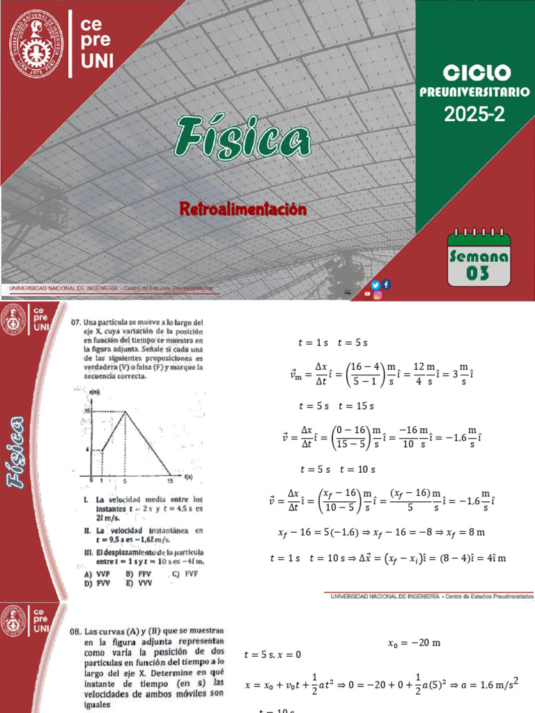 Retroalimentación PRE PC1 2025-2 | PDF | Cantidades fisicas | Cantidad