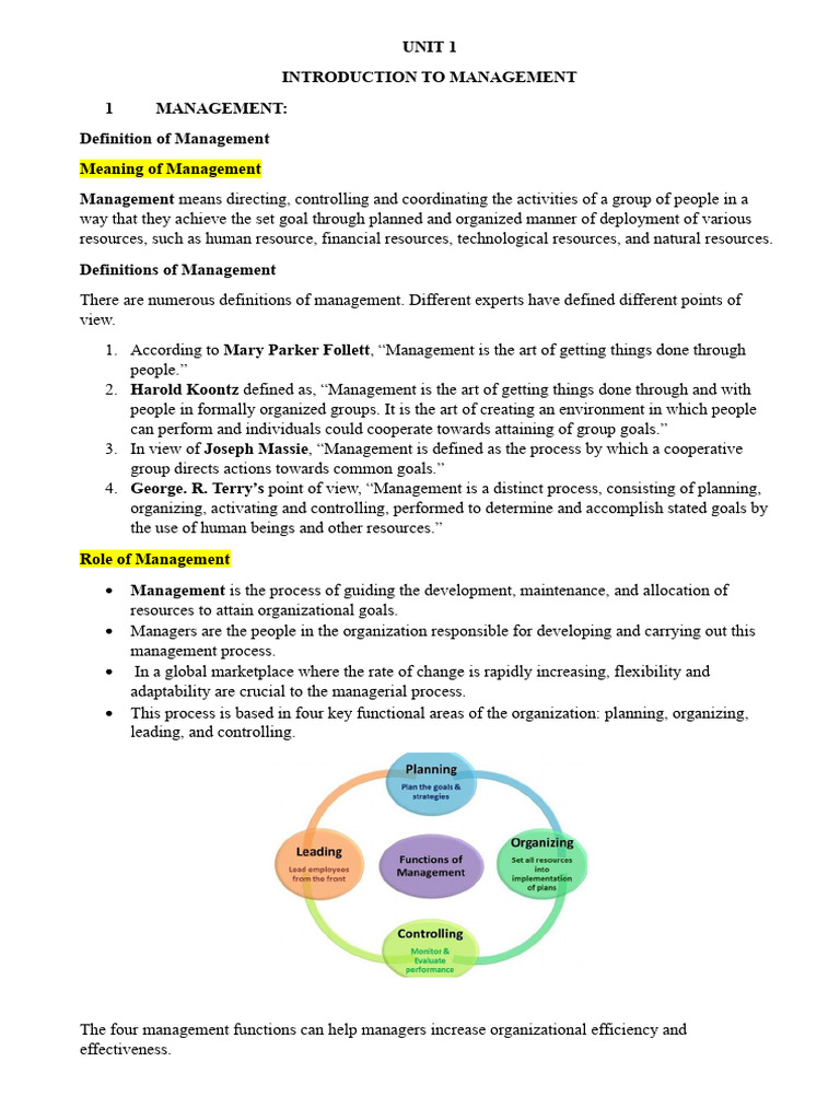 PPM UNIT 1 - 3 | PDF | Goal | Performance Appraisal