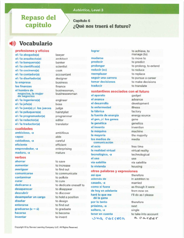 Chapter 6 Vocabulary | PDF