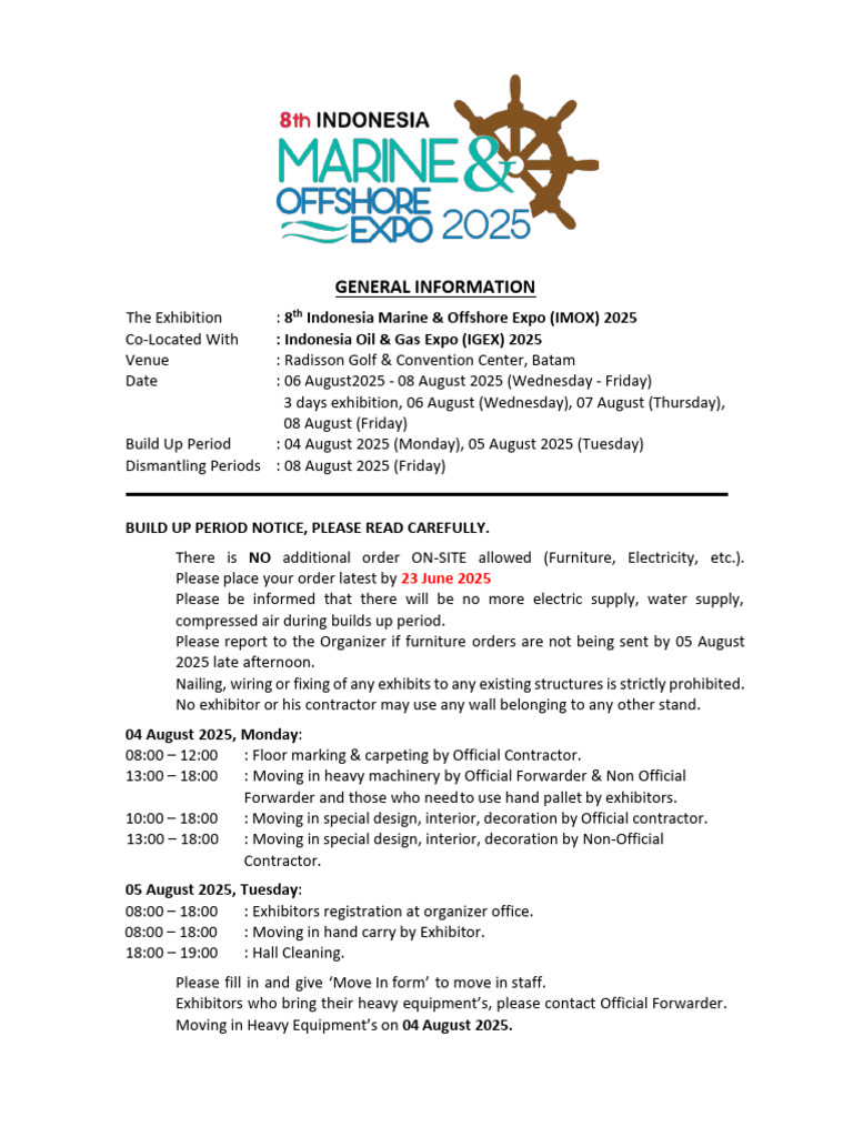 Indonesia Marine & Offshore Expo 2025 | PDF