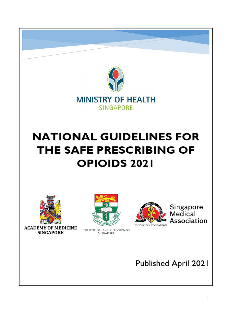 Safe Opioid Prescribing Guidelines 2021 | PDF | Opioid | Addiction
