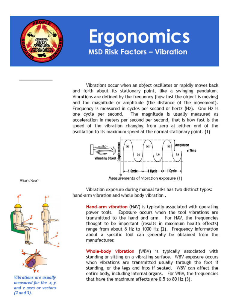 Risk Factors - Vibration Final 0811 | PDF | Oscillation