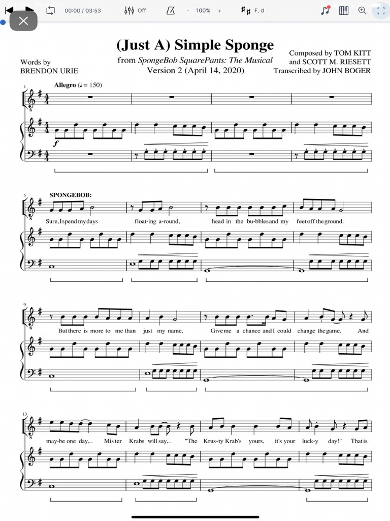 (Just a) Simple Sponge | PDF