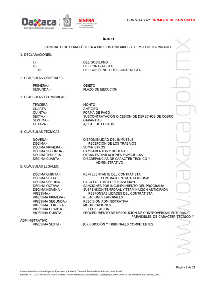 MODELO DE CTO POR INVITACION (corregido) | PDF | Póliza de seguros | Contratista general