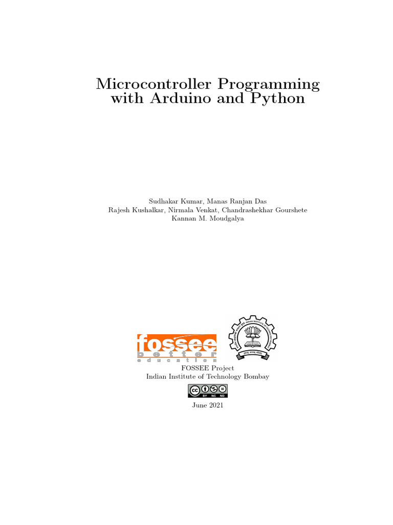 Python | PDF | Microcontroller | Arduino