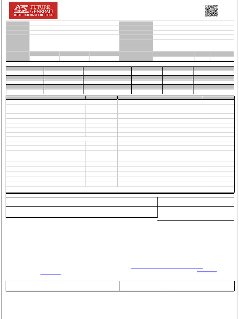 Policy Schedule (1) | PDF | Insurance | Deductible