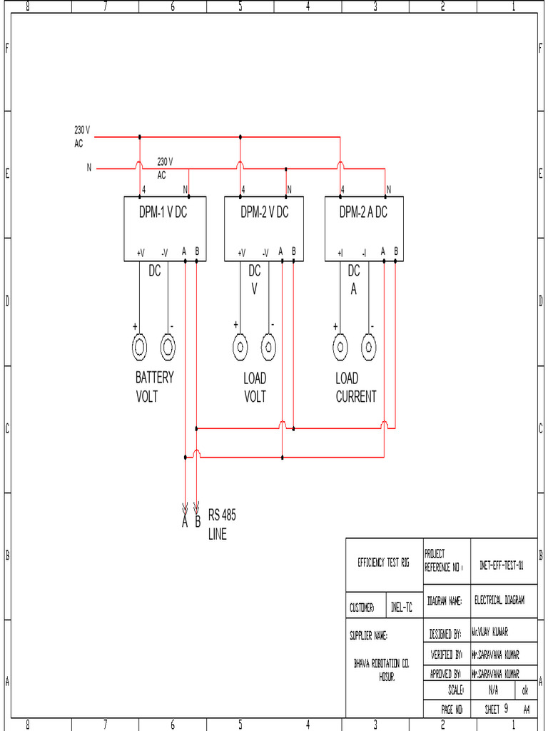 Sample Electrical CAD Drawing | PDF