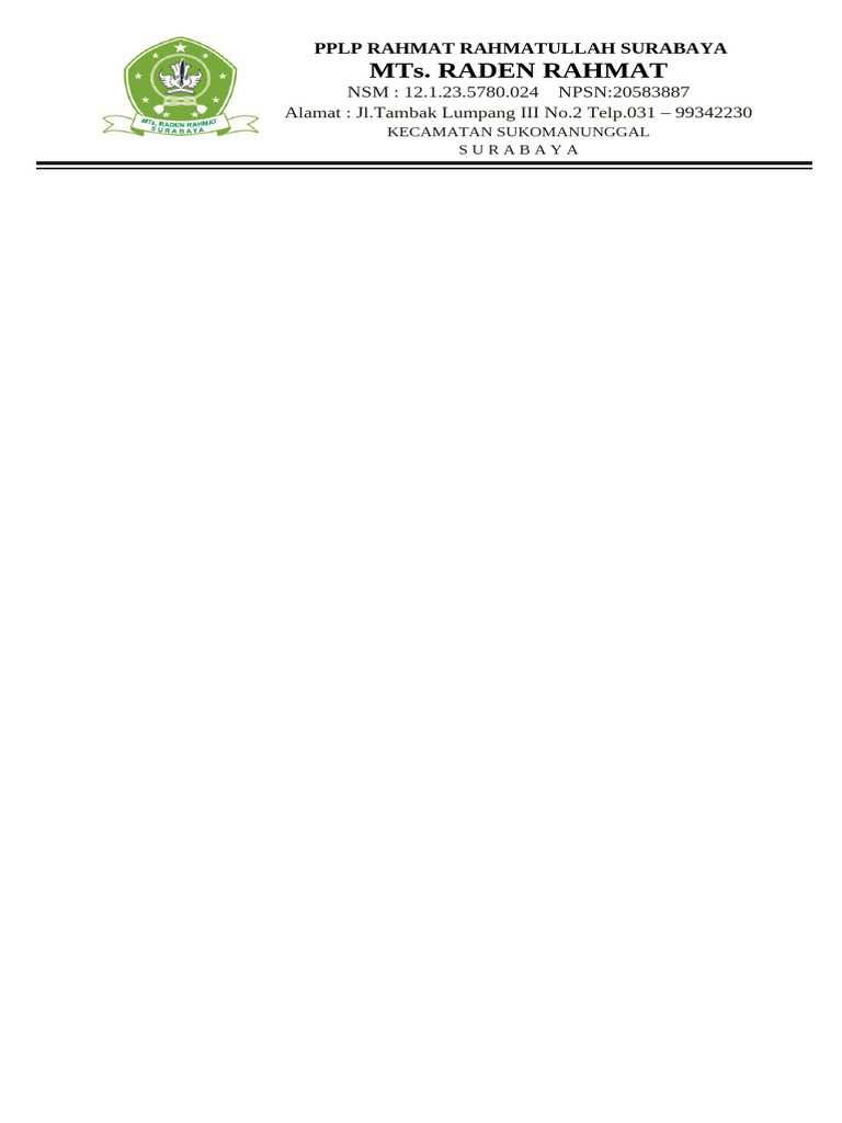 Kop Surat Mts | PDF