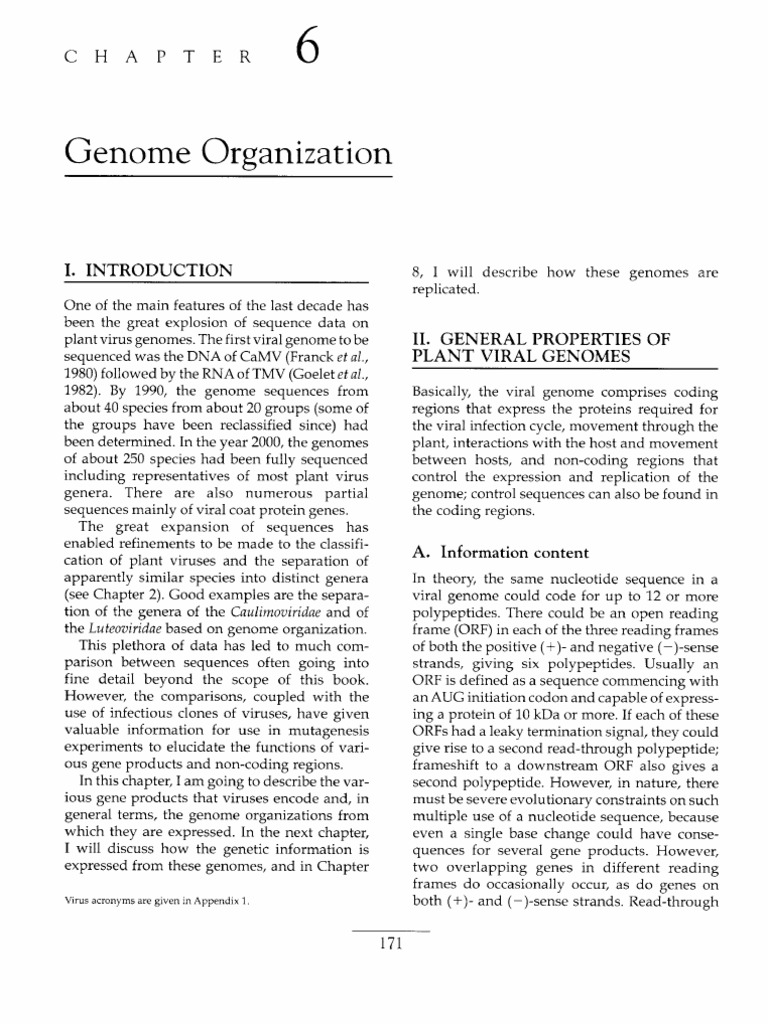 CHAPTER-6---Genome-Organization_2002_Matthews--Plant-Virology | PDF ...