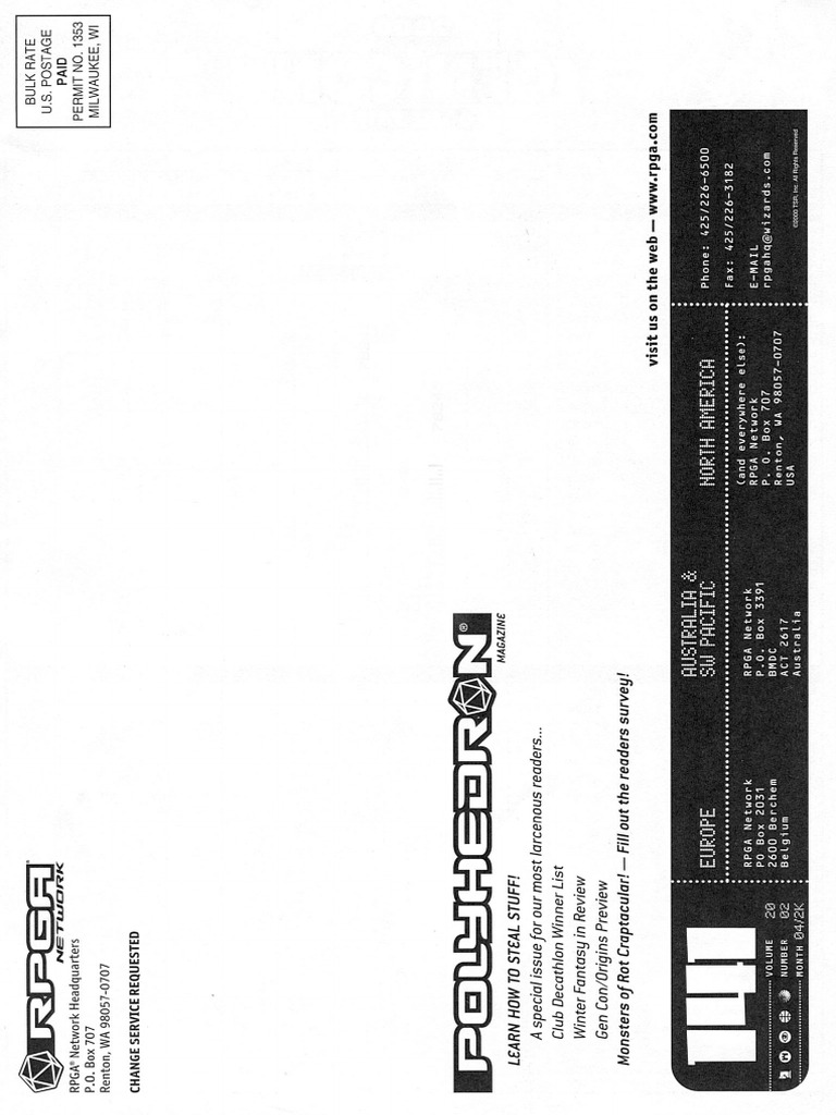 Polyhedron 141 - Erik Mona [Editor] | PDF