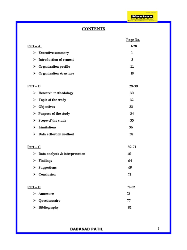 Advertising & Sales Promotion Activities Adopted at Keshav Cement ...