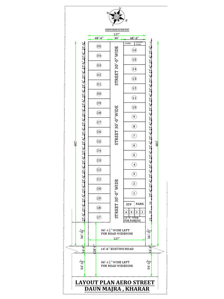 LAYOUT PLAN AERO STREET-Model | PDF