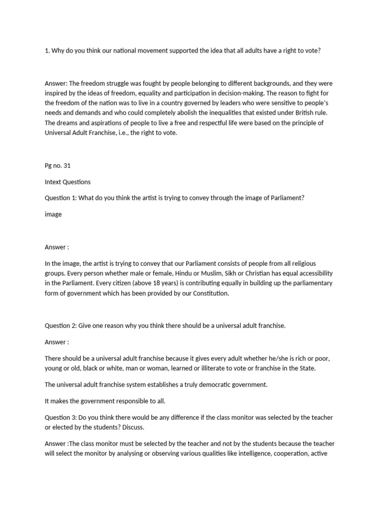 Parliment | PDF | Suffrage | Member Of Parliament