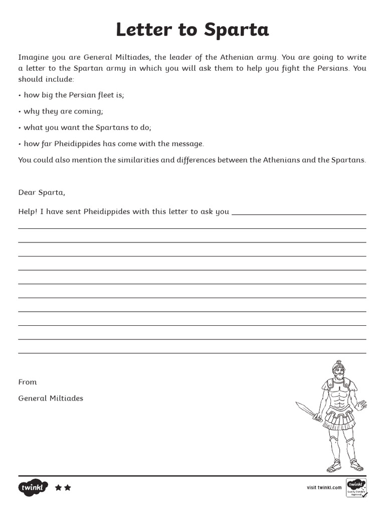 B) II) Letter To Sparta | PDF