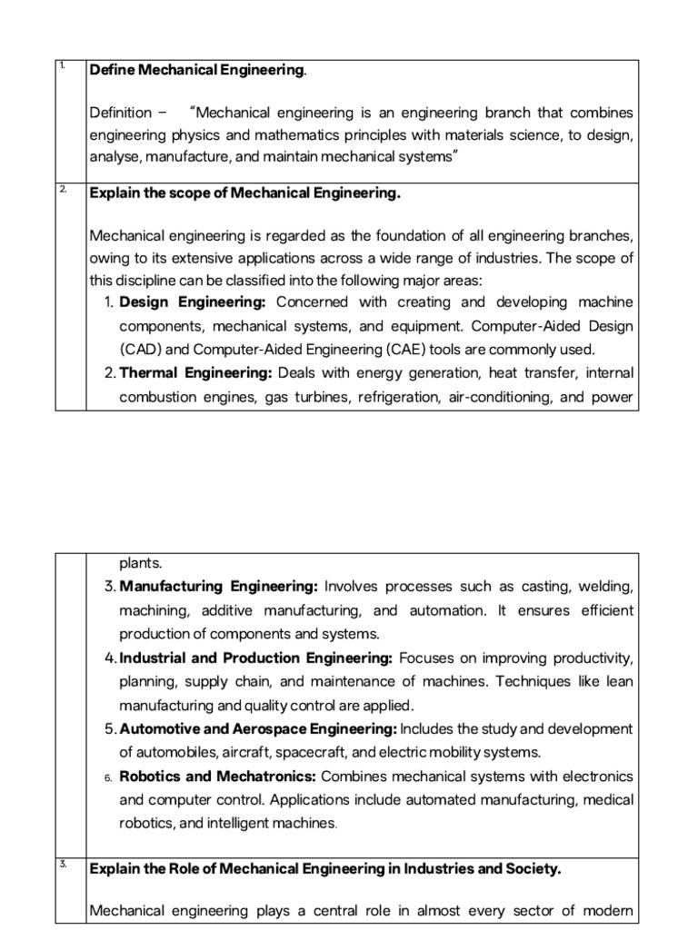 Mes Questions and Answers Module1 | PDF | Engineering | Electric Vehicle