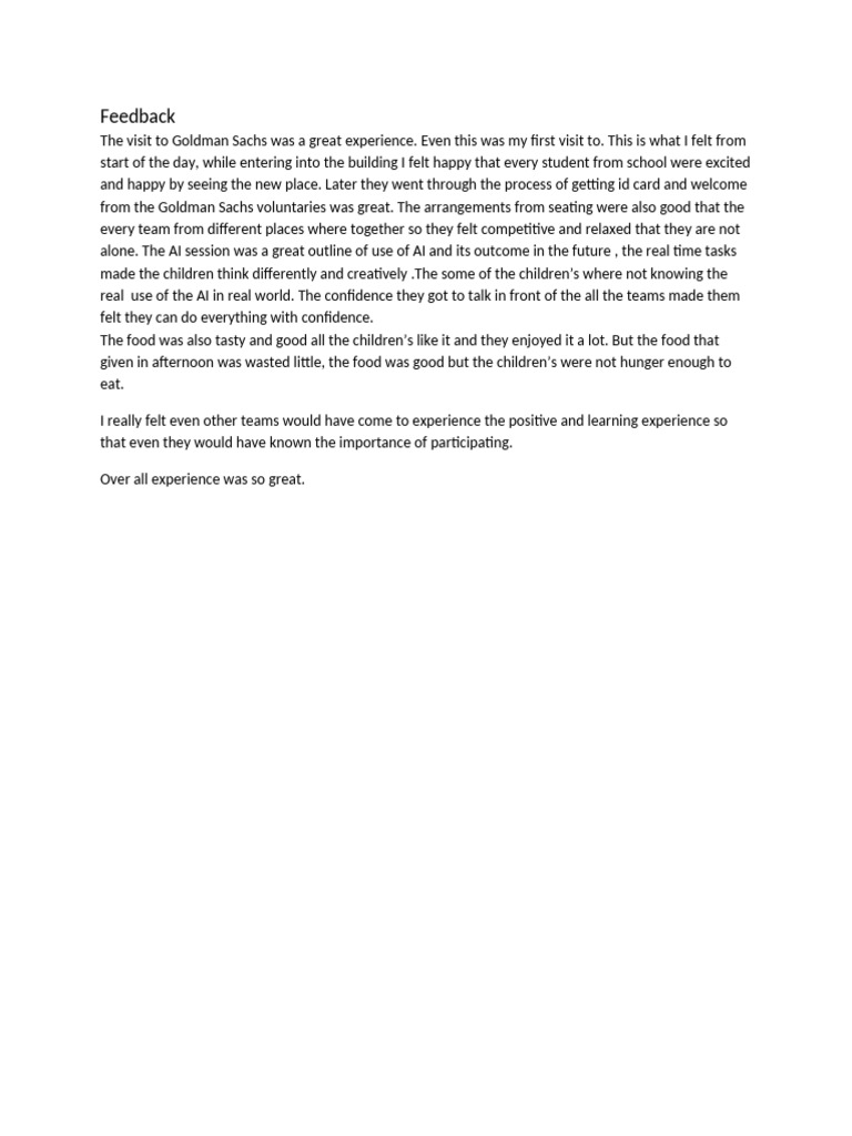 Feed Back | PDF