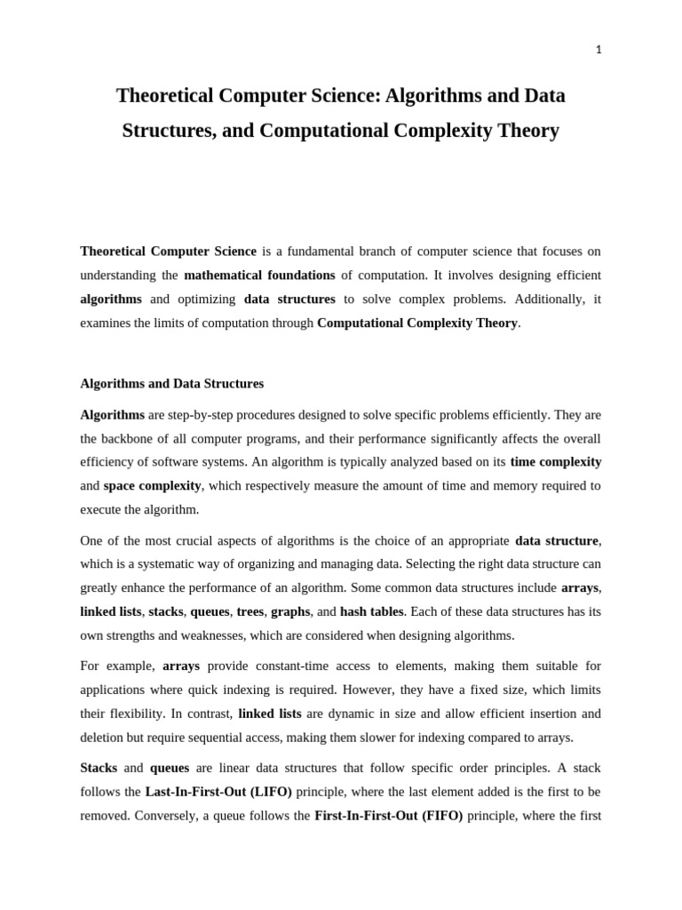 Computer Science Materials | PDF | Time Complexity | Software ...