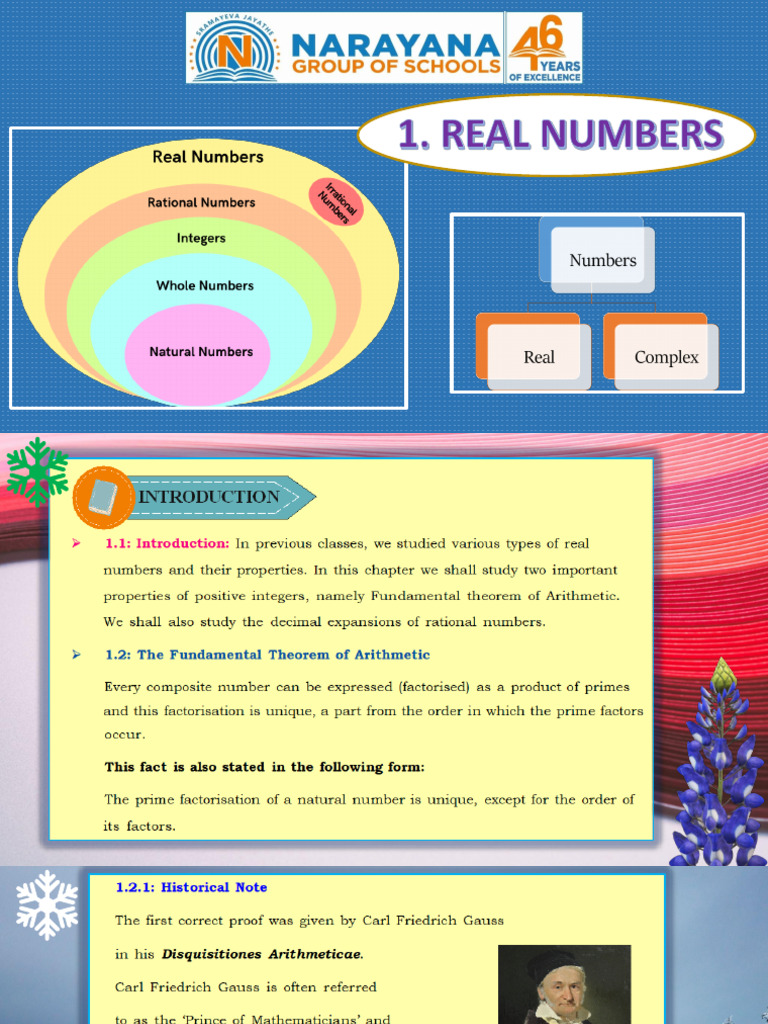 Real Numbers | PDF