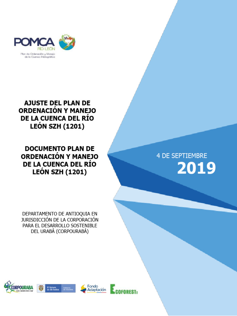 Plan de Manejo Cuenca Río León 2019 | PDF | Cuenca de drenaje | Naturaleza