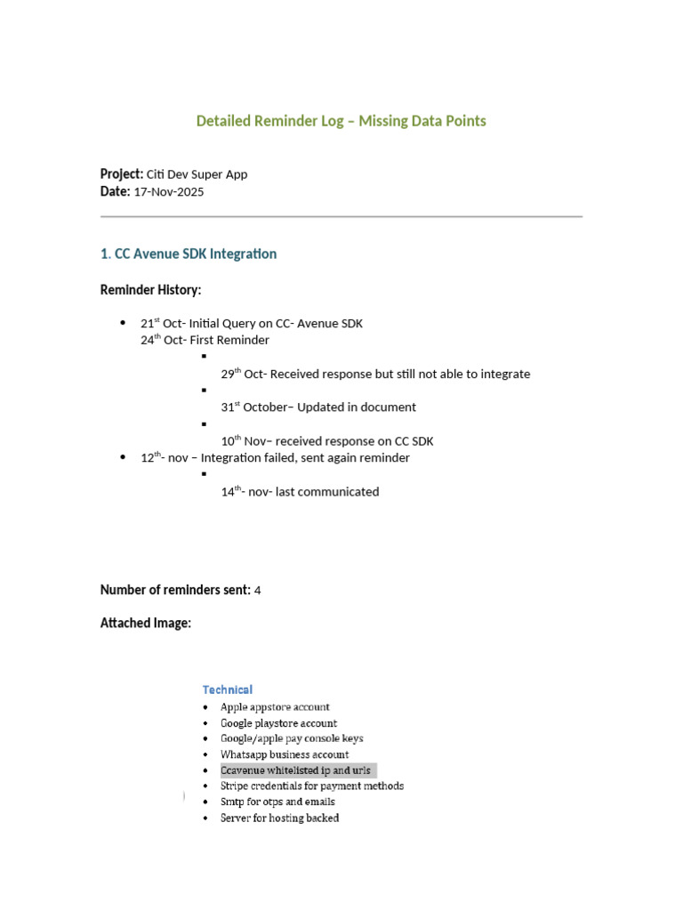 Pending Reminder Summary | PDF | Computing | Software