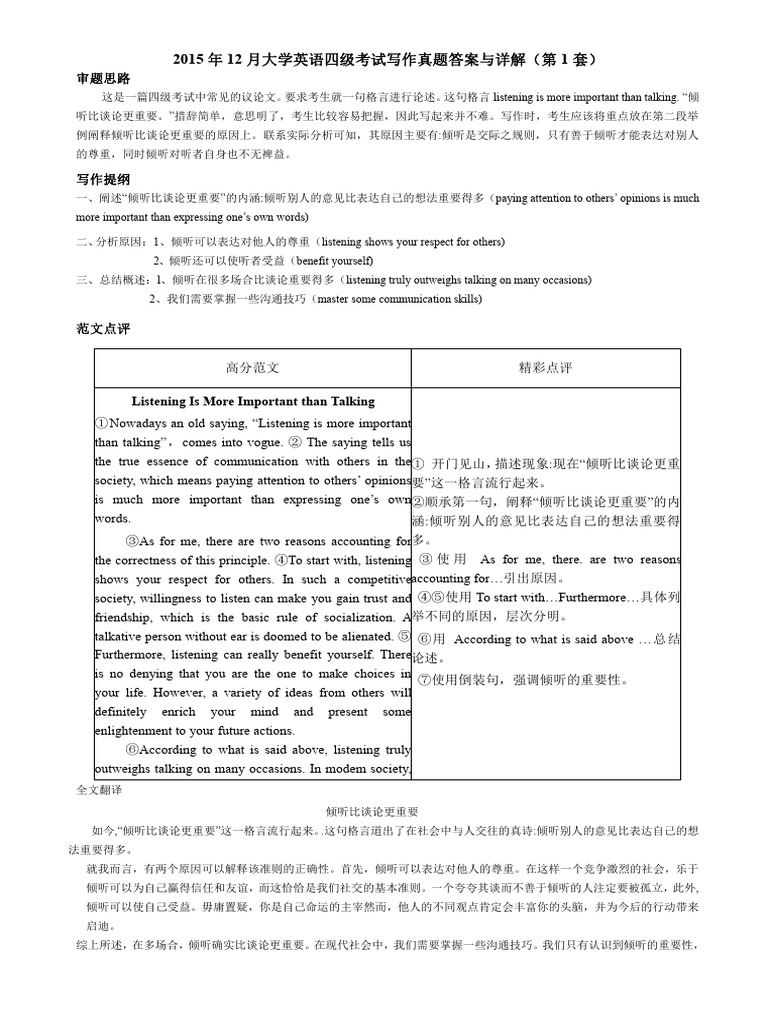CET-4 (College English Test Band 4) | PDF