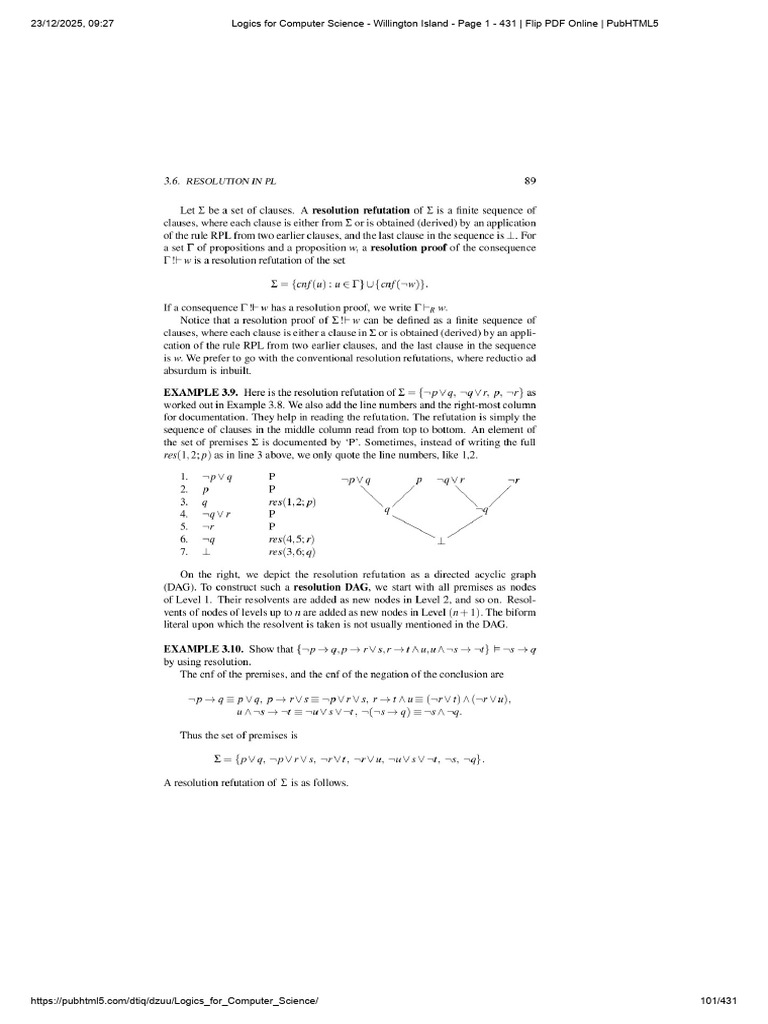 Logics For Computer Science - 101 | PDF | Computing | Computer Science