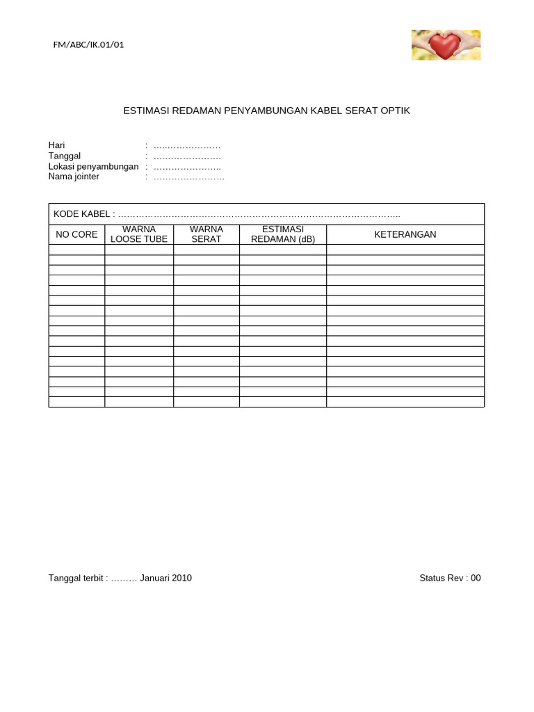 Estimasi Redaman Kabel Serat Optik | PDF