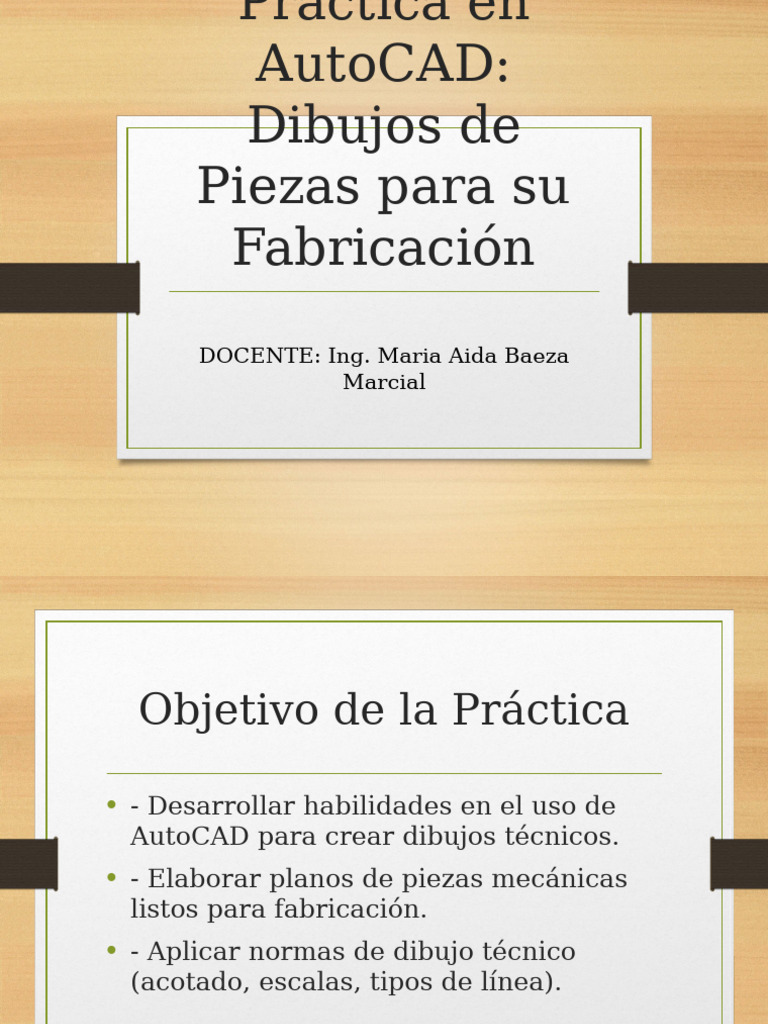 Practica AutoCAD Piezas | PDF