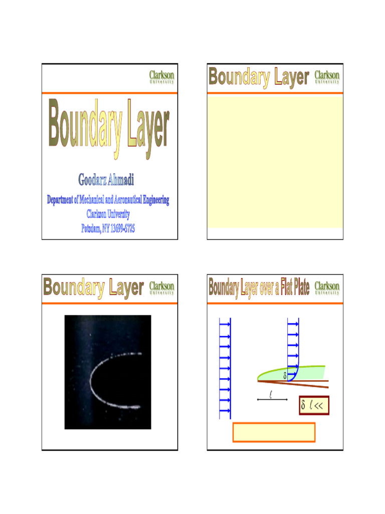 16 Boundary Layer Flows | PDF | Boundary Layer | Physical Phenomena