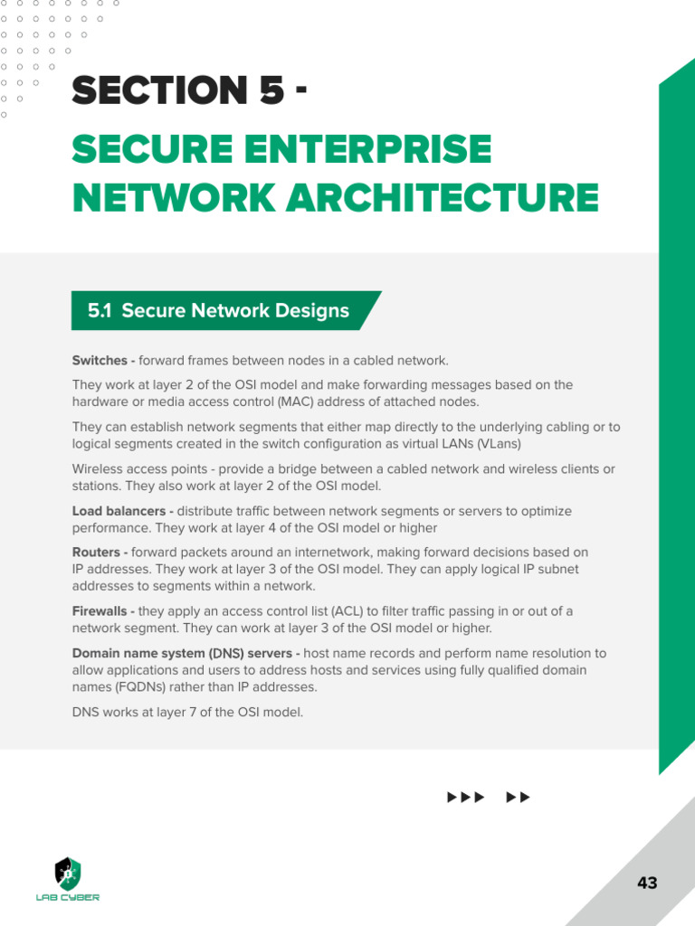 SYO-701 Section 05 Secure Enterprise Network Architecture | PDF ...