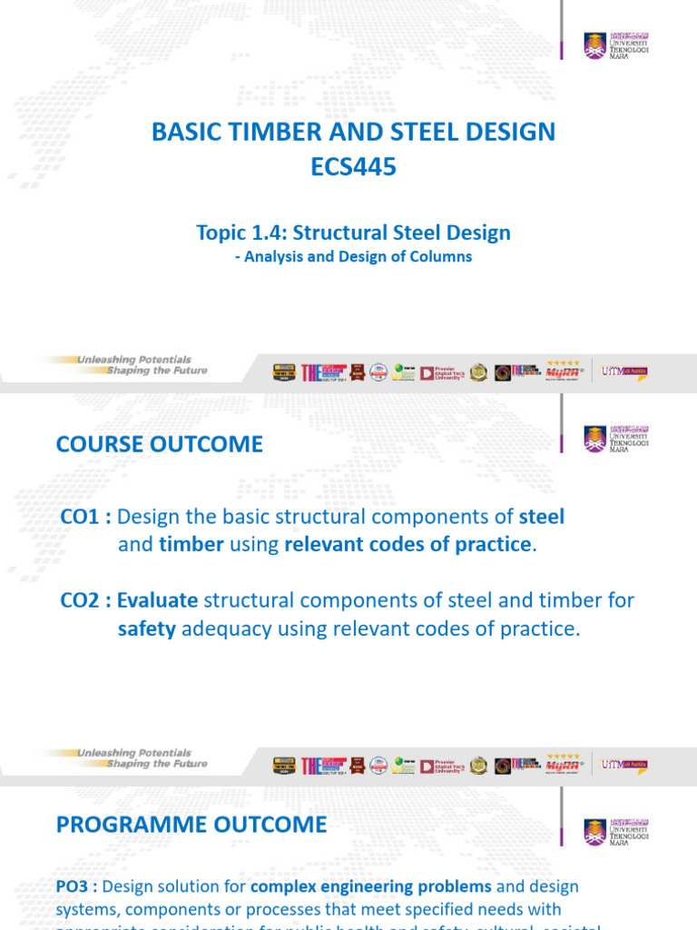 Structural Steel Column Design Guide | PDF | Bending | Beam (Structure)