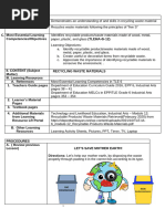 Recycling Lesson Plan for Grade 6 | PDF | Recycling | Waste