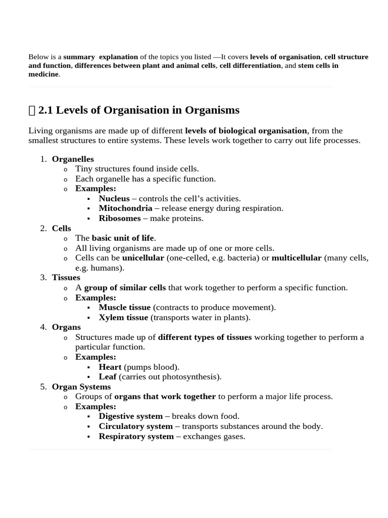 y 9 part1 summary | PDF