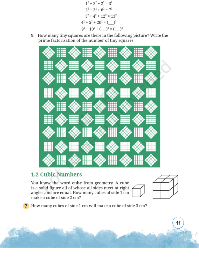 Understanding Perfect Cubes and Factors | PDF | Square Root | Numbers