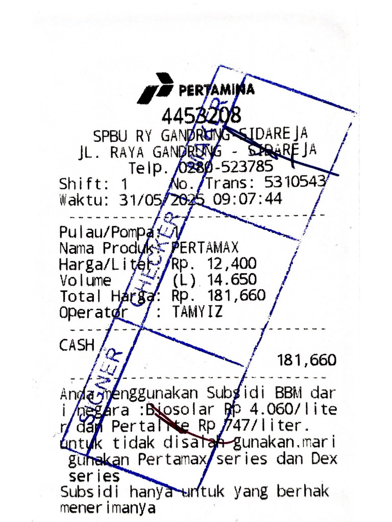 BBM Pak Kolan | PDF