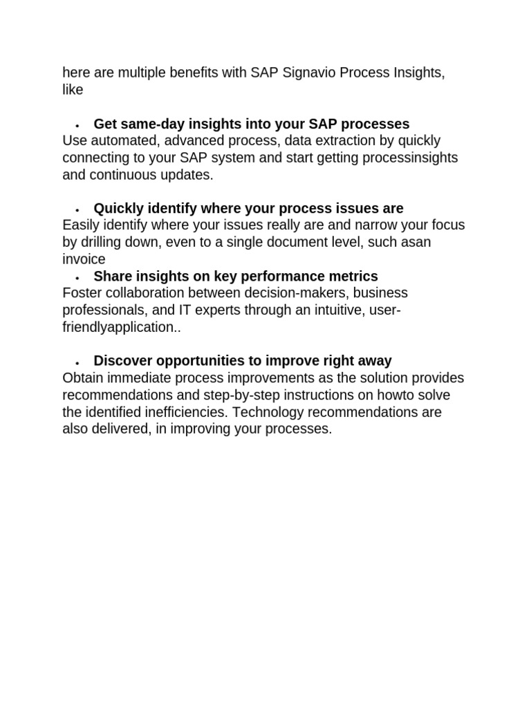 Here Are Multiple Benefits With SAP3 | PDF