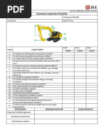 Daily Telehandler Inspection Checklist | PDF | Technology & Engineering