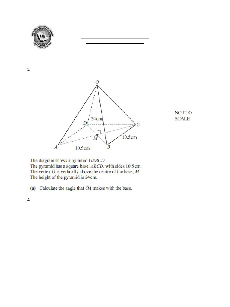 GR 9 Trigonometry-Bearings & 3D Problems | PDF